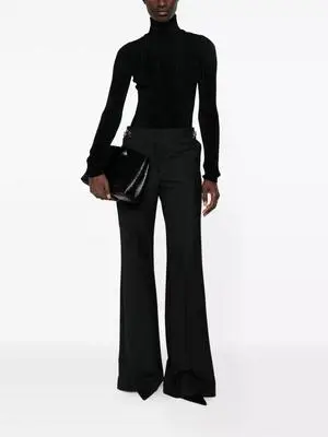 Sportmax Ribbed-knit Roll-neck Sweater
