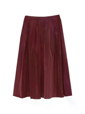 Max Mara Pleated A-line Maxi Skirt