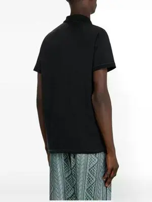 DIESEL® Cotton Polo With Embroidered-patch