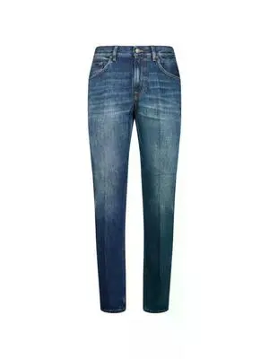 DONDUP Icon Logo-plaque Faded Jeans