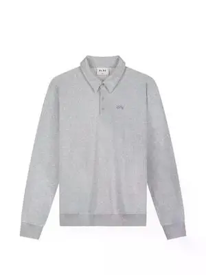 OLAF Signature Oversized Polo Shirt - Grey