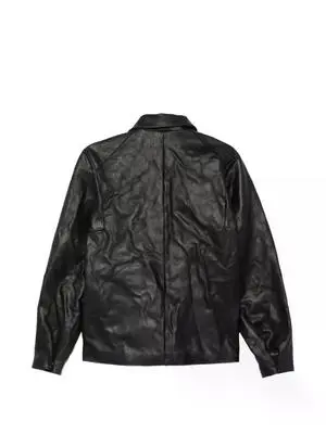 MA+ Button-up Leather Jacket
