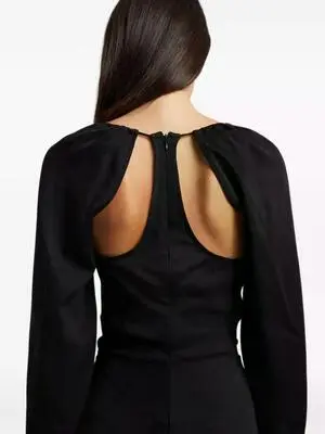 Christopher Esber Ruched Cutout-detail Maxi Dress