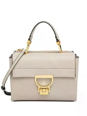 COCCINELLE Small Arlettis Leather Tote Bag - Neutrals