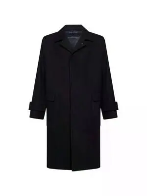 Tagliatore Concealed-button Raglan-sleeve Coat