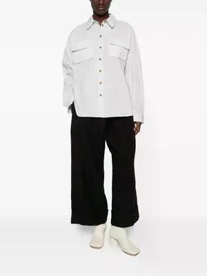 Soh Houndstooth-pattern Turn-up Trousers