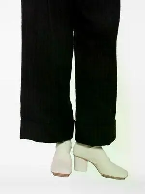 Soh Houndstooth-pattern Turn-up Trousers
