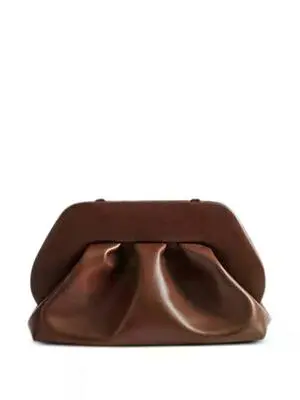 THEMOIRE Medium Bios Ruched Clutch Bag