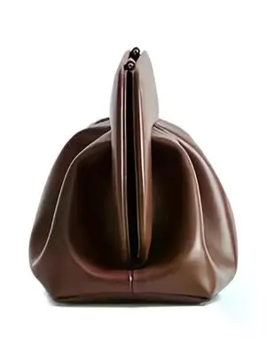 THEMOIRE Medium Bios Ruched Clutch Bag