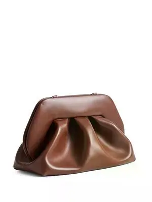 THEMOIRE Medium Bios Ruched Clutch Bag