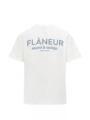 FLANEUR Sound & Design Logo-print Cotton T-shirt