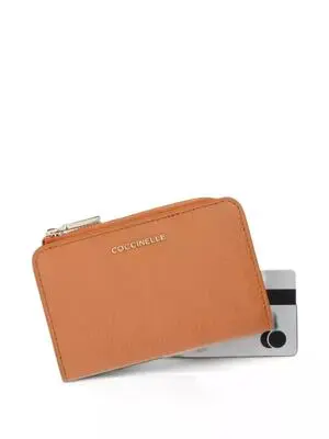 COCCINELLE Small Metallic Logo-lettering Wallet