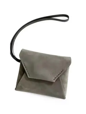 Brunello Cucinelli Suede Envelope Clutch Bag