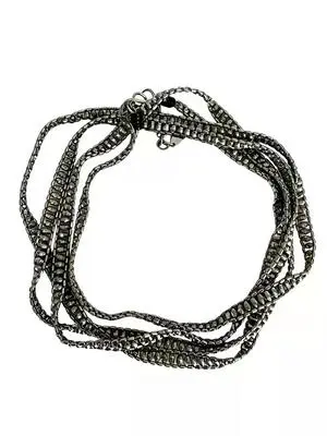 Brunello Cucinelli Monili Multi-strand Bracelet - Silver