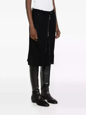 Masnada Zip-detail Raw-cut Shorts