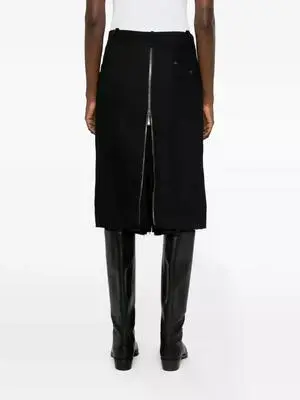 Masnada Zip-detail Raw-cut Shorts