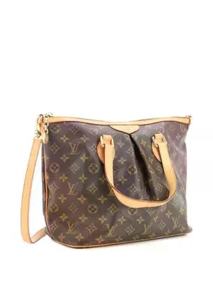 LOUIS VUITTON Palermo Handbag Monogram Canvas Pm Tote Bag - Brown