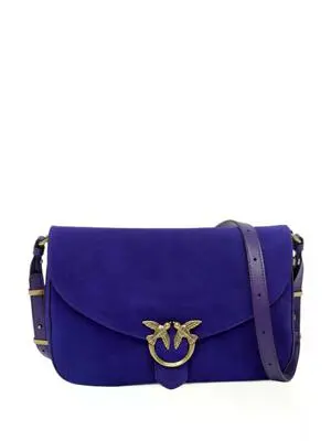 Pinko Love Classic Suede Satchel Bag