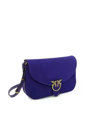 Pinko Love Classic Suede Satchel Bag