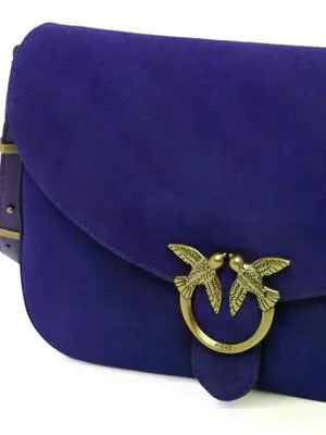 Pinko Love Classic Suede Satchel Bag