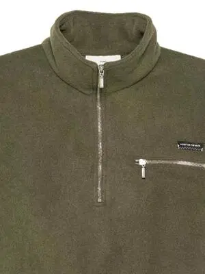 SONG FOR THE MUTE Half-zip Chest-pocket Sweater