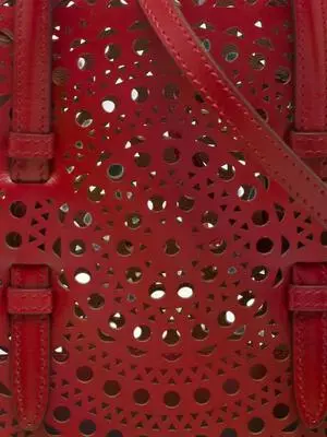 Alaïa 20 Mina Laser-cut Leather Tote Bag