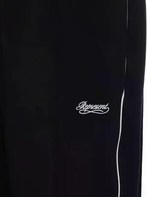 REPRESENT Logo-embroidered Side-stripe Track Pants