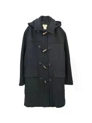 Hermès Hooded Toggle-fastening Coat