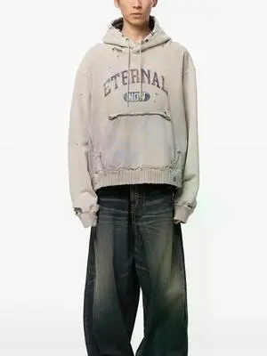 Mihara Yasuhiro Sun-faded Like Hoodie - Neutrals