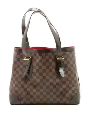 LOUIS VUITTON 2011 Damier Ebene Hampstead Mm Tote Bag