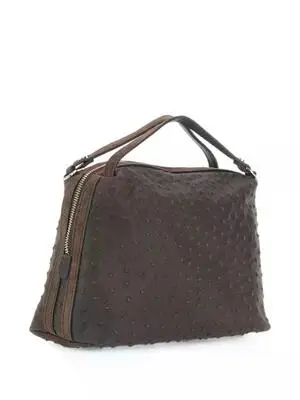 GIANNI CHIARINI Alifa Ostrich-effect Leather Tote Bag