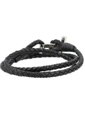 TOM FORD Bracciale In Pelle Intrecciata
