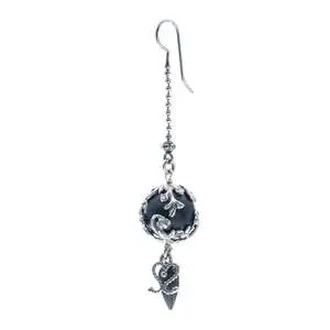GEM KINGDOM Black Onyx Single Earring