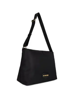 Moschino Logo-plaque Adjustable-strap Shoulder Bag
