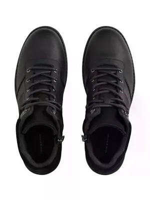 Tommy Hilfiger Grainy-leather Panelled Boots