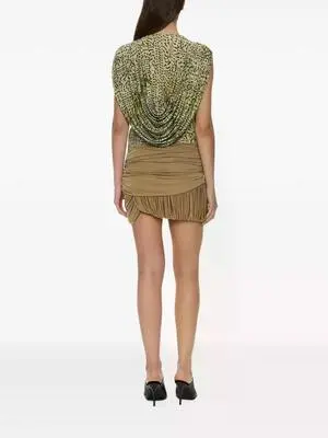 Christopher Esber Ripple Drape Top - Green
