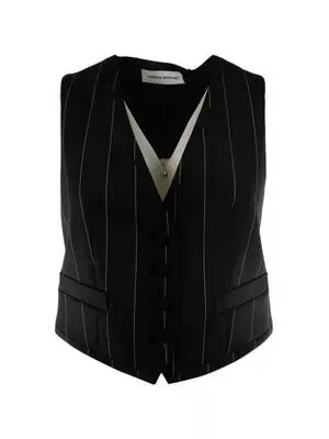 FEDERICA BONIFACI Pinstripe-pattern Waistcoat