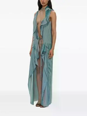 Christopher Esber Kacere Draped Column Maxi Skirt