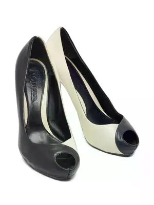 Alexander McQueen Peep-toe Heeled Pumps