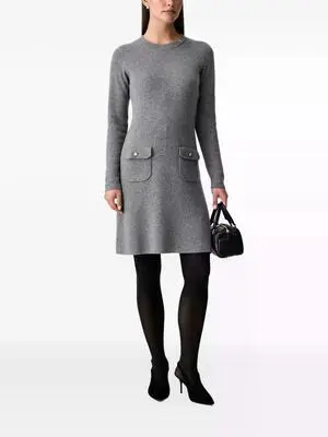 JOOP! Button-pocket Long-sleeve Mini Dress