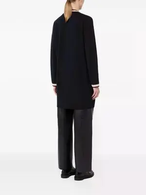 Max Mara Boero Long Wool Yarn Cardigan Ultramarine