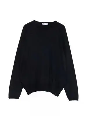 BASE Raglan-sleeve Side-slit Sweater
