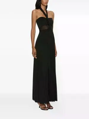 Christopher Esber Solea Braided-detail Halterneck Gown