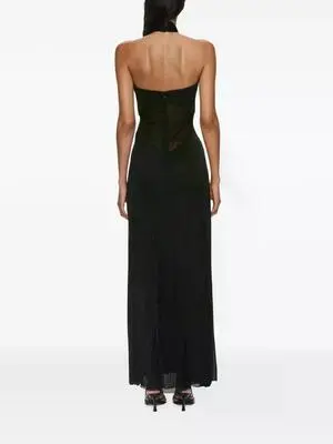 Christopher Esber Solea Braided-detail Halterneck Gown