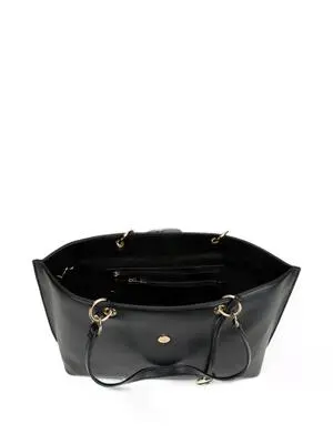 Moschino Logo-plaque Metallic-ring Tote Bag