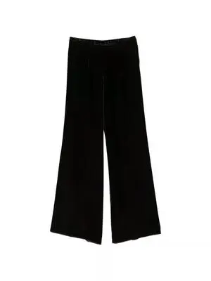 FORTE_FORTE Velvet Wide-leg Trousers