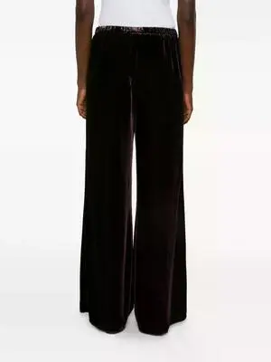 FORTE_FORTE Velvet Wide-leg Trousers