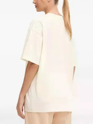 CASALL Logo-print Drop-shoulder T-shirt