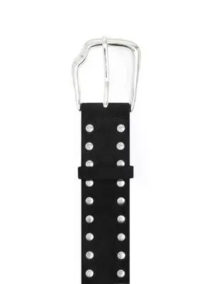 Christopher Esber Maverick Stud-embellished Suede Belt