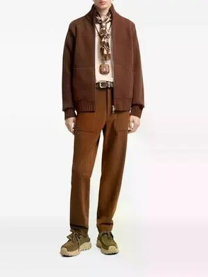 Moncler Logo-patch Zip-up Cardigan